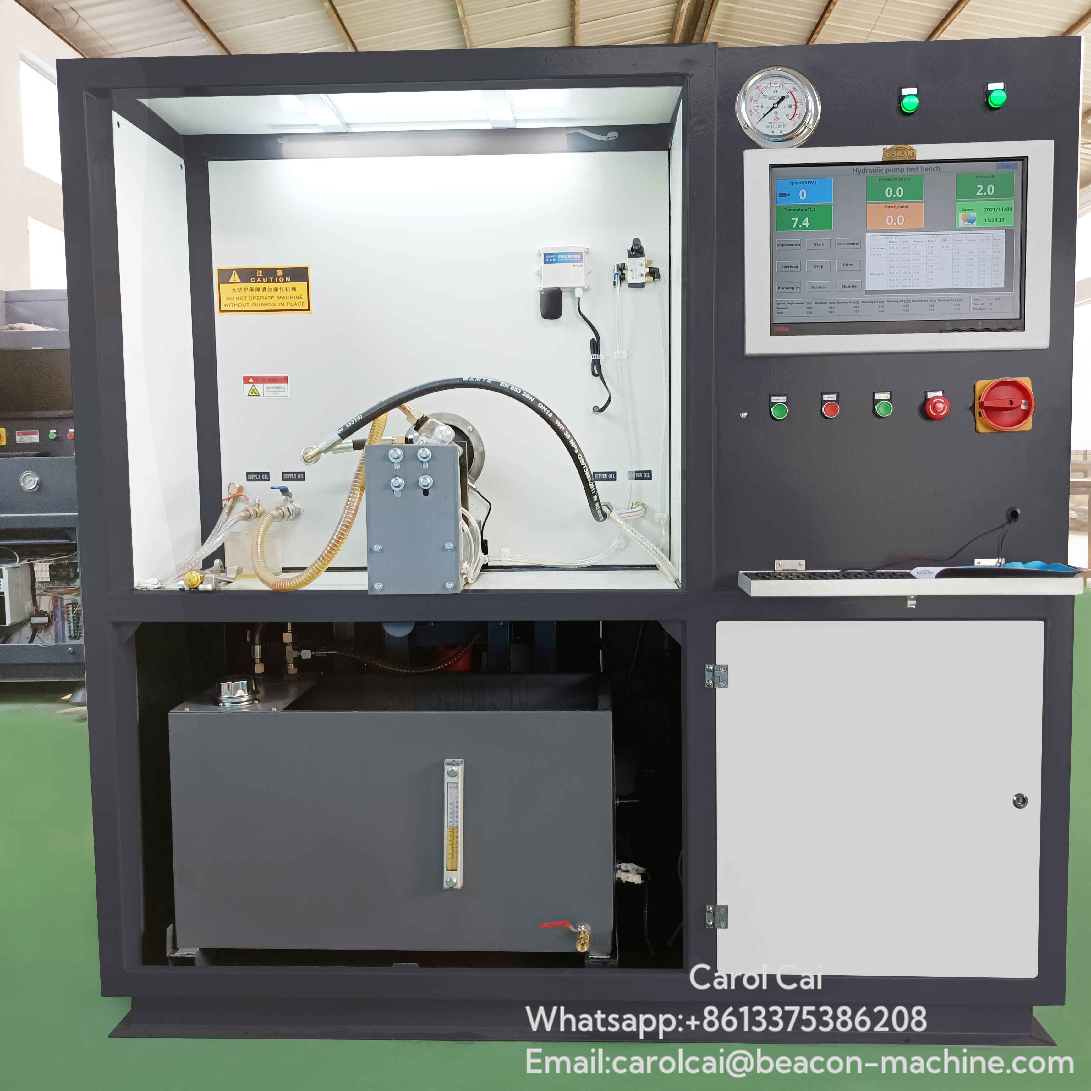 BP-A2 Automobile hydraulic steering gear booster pump test bench-Beacon ...