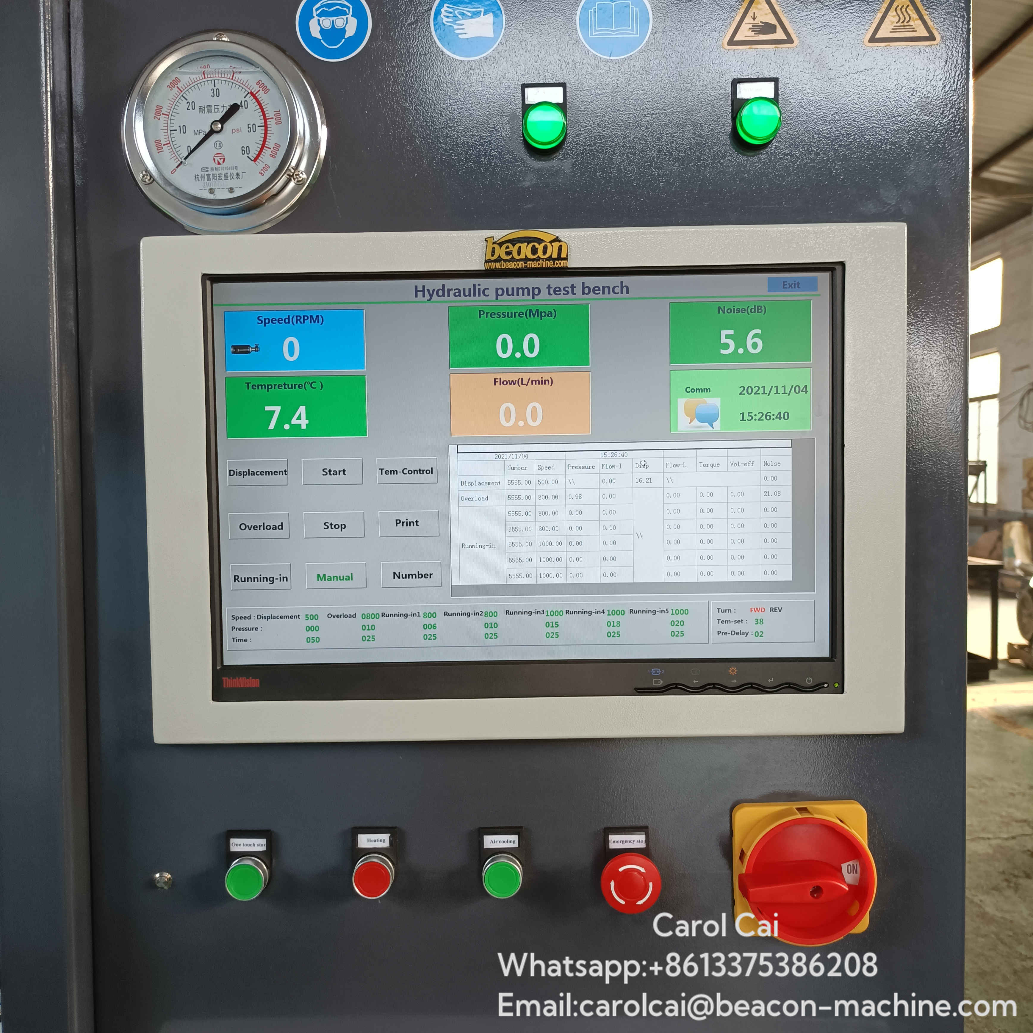 BP-A2 Automobile hydraulic steering gear booster pump test bench-Beacon ...