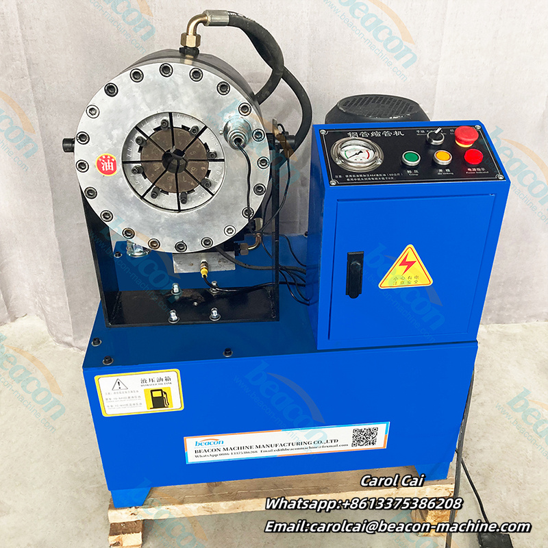 BC-51M hydraulic oil pipe fastening machine steel pipe shrinking ...