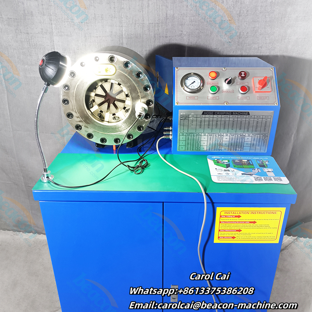 BC-51B Stainless steel pipe diameter reduce machine pipe crimper ...