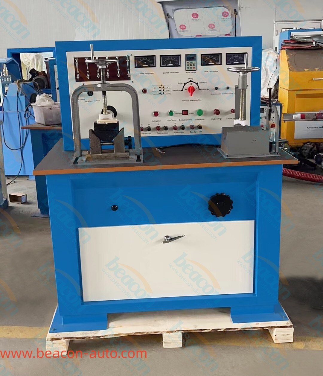BCQZ-2B starter and alternator test bench-Beacon Machine